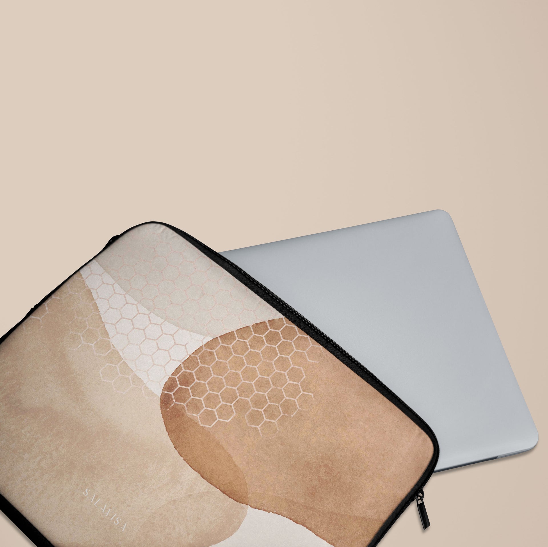Beige Aesthetic Laptop Sleeve – SALAVISA