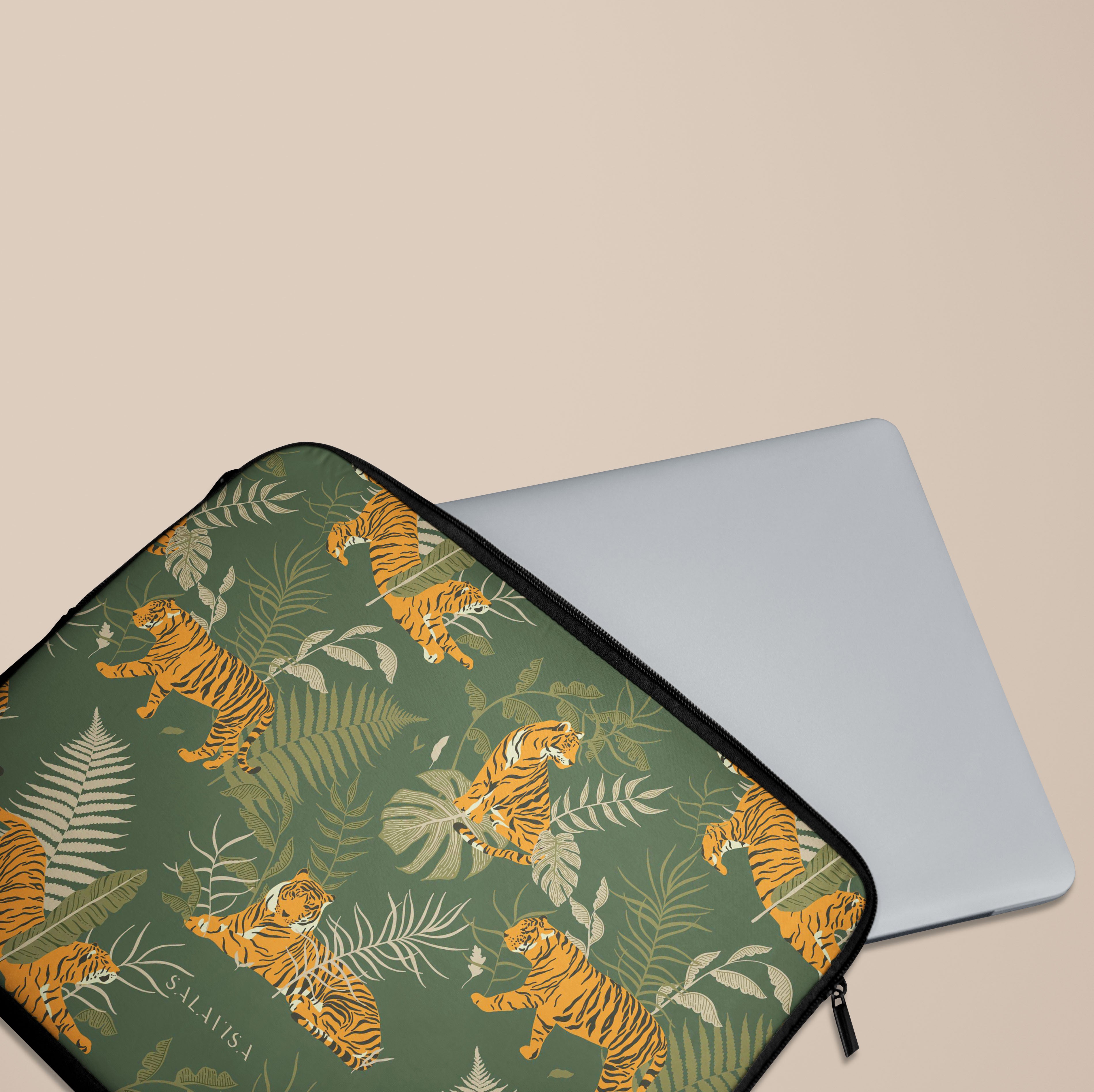 Yellow Tiger Laptop Sleeve – SALAVISA