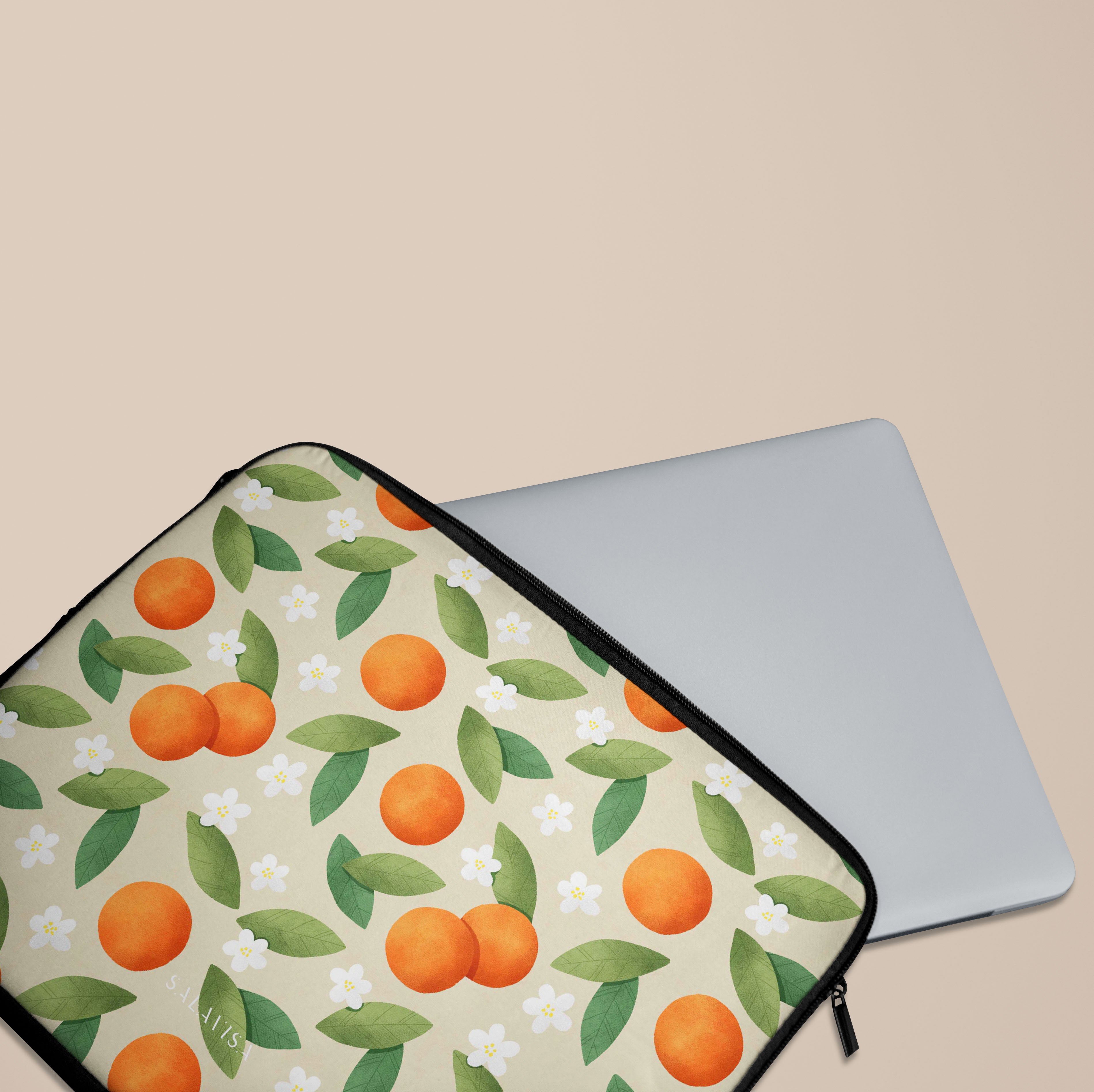 Tangerine Summer Mix Laptop Sleeve – SALAVISA